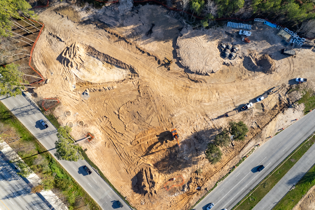 Excavation of Northpark Detention Basins Starts - Reduce Flooding