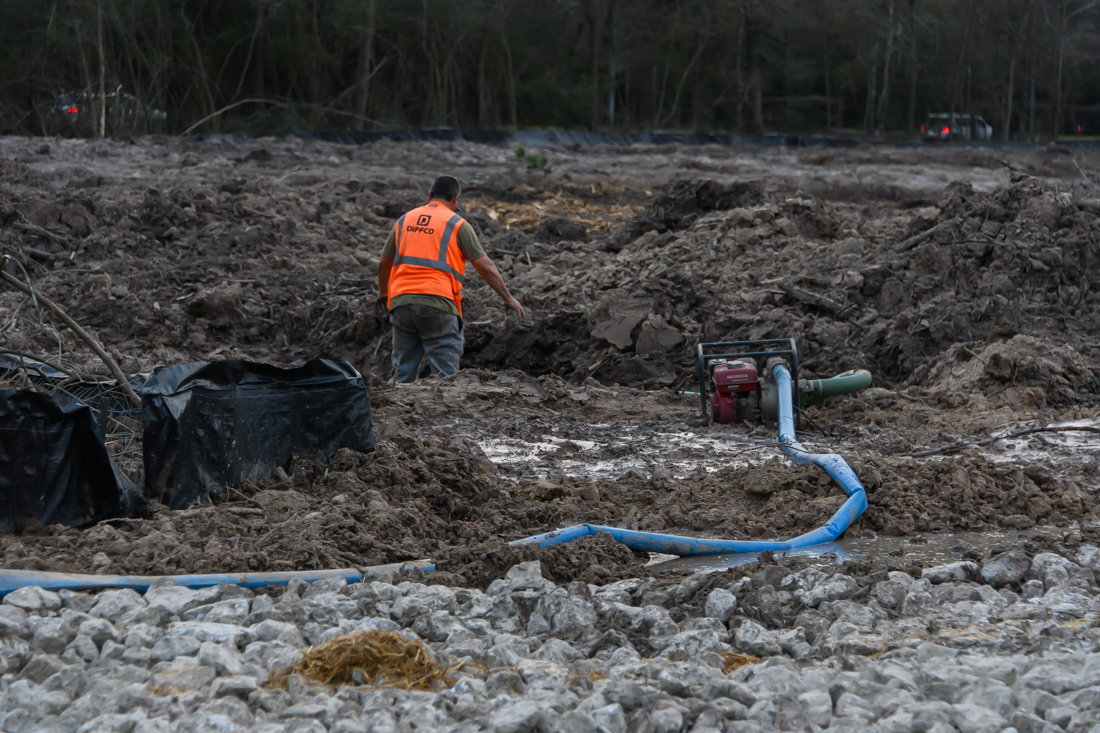 After Quitting Time, Contractor Pumps Silty Stormwater into Street ...