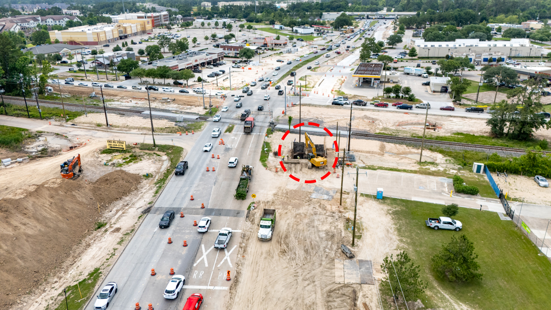 Northpark Contractors Start Boring Under Railroad Tracks - Reduce Flooding