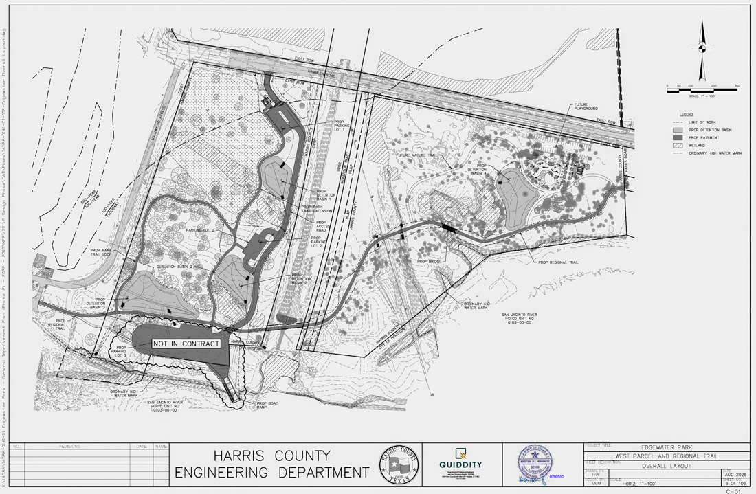 Development of Edgewater Park Restarting - Reduce Flooding