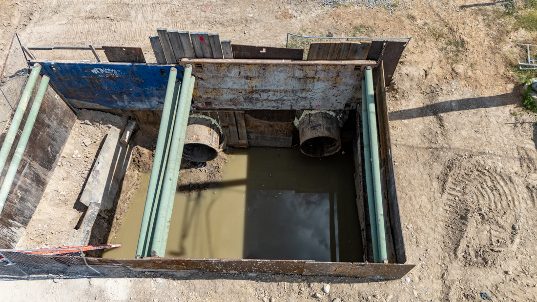 Major Northpark Milestone: Bore Under Tracks Completed - Reduce Flooding